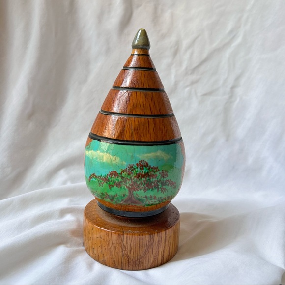 Games | Vintage Wooden Toppaperweight | Poshmark